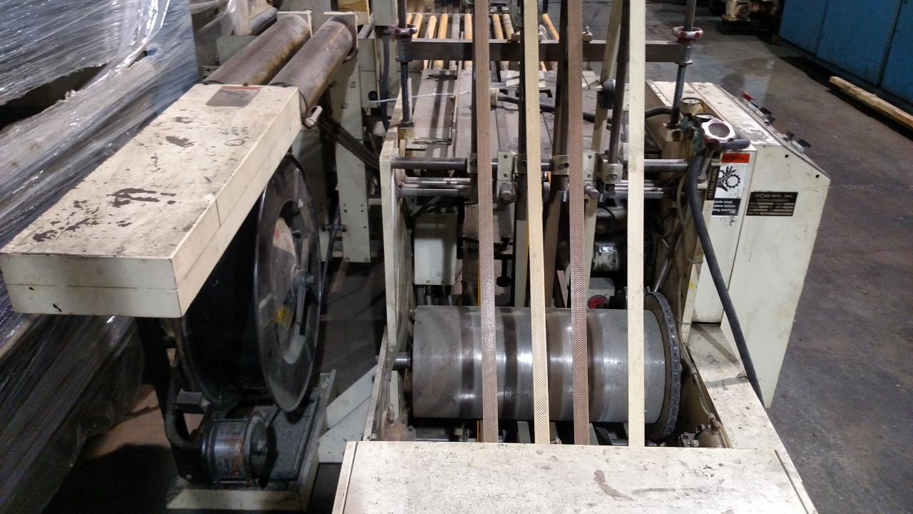 Lot #38: Stobb PXC Vertical Stacker Bundler w/ Signode Strapper - WireBids